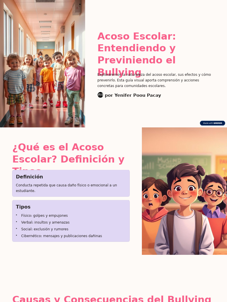 Acoso Escolar Entendiendo y Previniendo El Bullying | PDF | Psicología ...