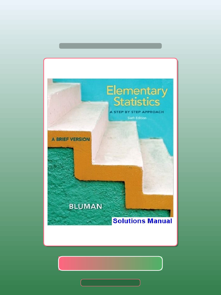 Elementary Statistics a Brief 6th Edition Bluman Exam Prep | PDF ...