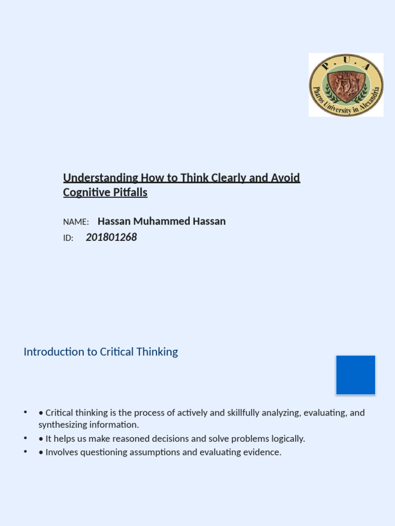Critical Thinking Standards and Barriers Visual | PDF | Critical ...