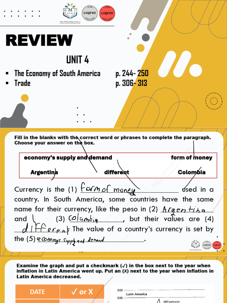 Social Studies 6 - Finals Term 3 Review Part 2 | PDF | Inflation ...