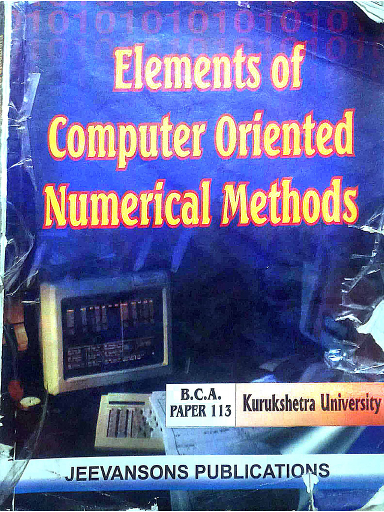 Numerical Methods Ch1 to Ch8 | PDF
