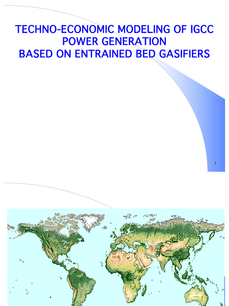 IGCC Entrained Bed GSFR | PDF | Gasification | Exergy