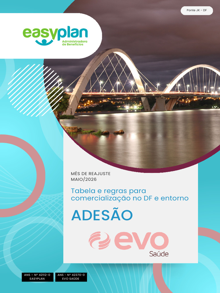 Tabela EVO - Adesão DF - EasyPlan (1) | PDF | Hospital