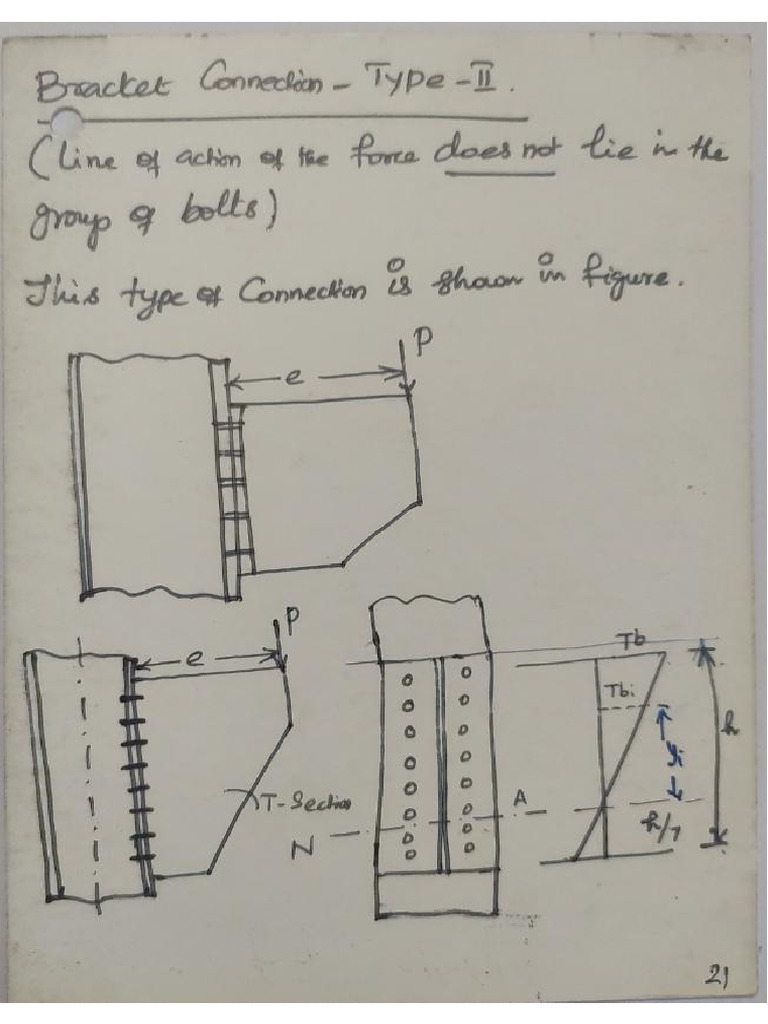Bracket Connection Type - II | PDF