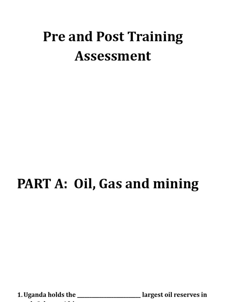 Pre and Post Training Assessment_251012_214429 | PDF