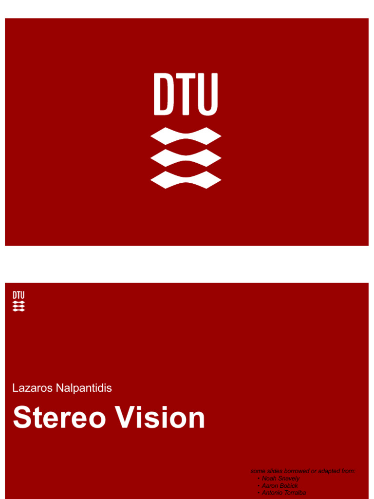 Understanding Stereo Vision Techniques | PDF | Algorithms | Image ...