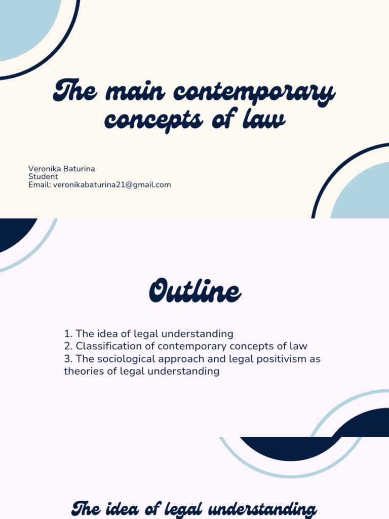 The Main Contemporary Concepts of Law | PDF | Sociology | Positivism