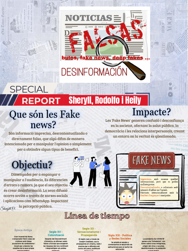 Presentation - Las Fake News | PDF