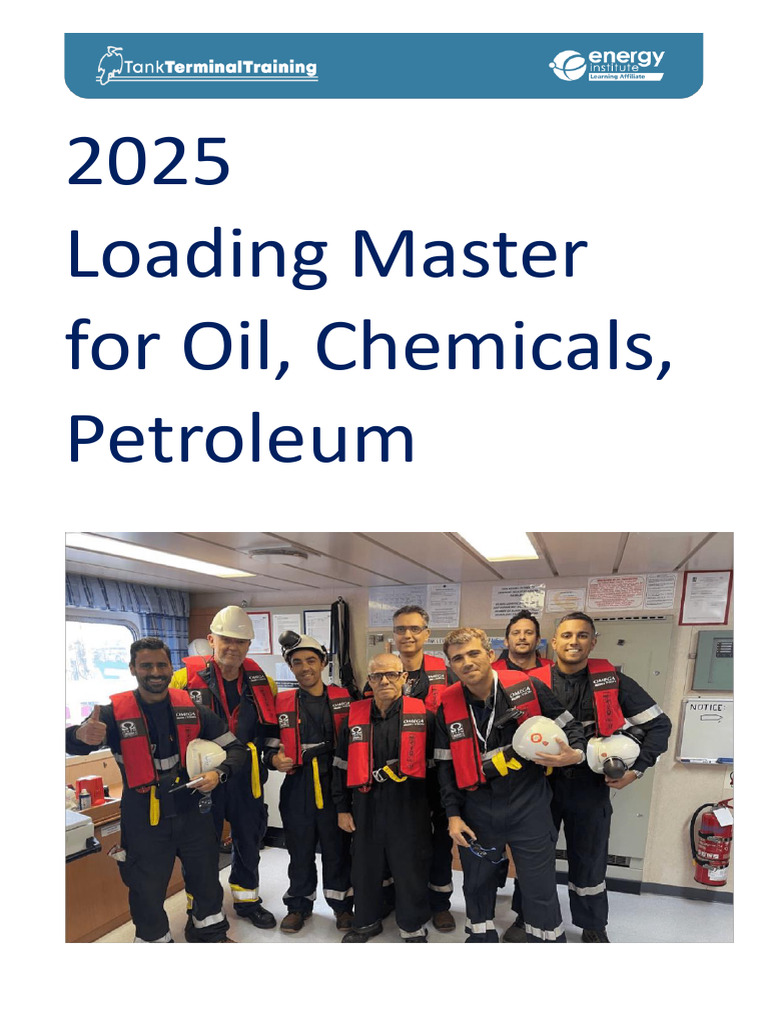 2025 Bulk Liquids Loading Master Course | PDF | Oil Tanker