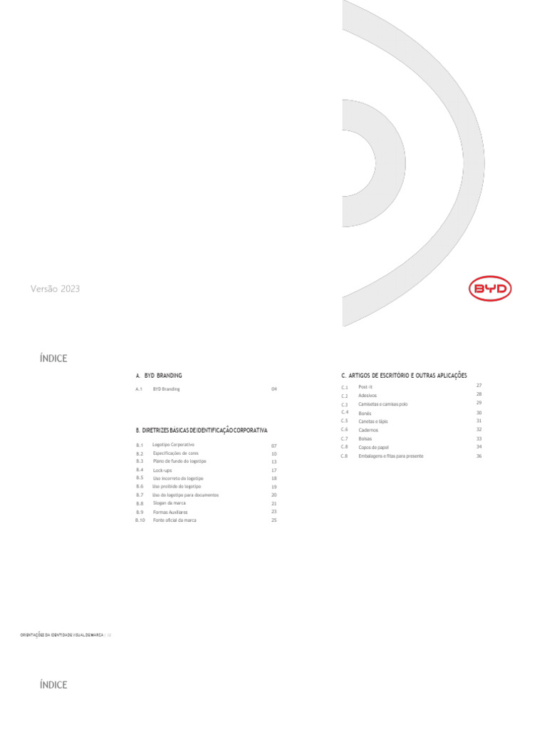 Manual Uso Da Marca BYD-guidelines-PT | PDF | Cor | Modelo de cores RGB