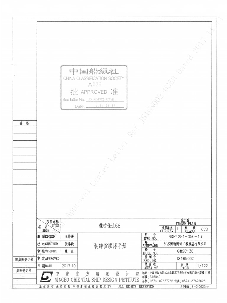 NDF4281 050 13 - Loading &unloading Sequence | PDF