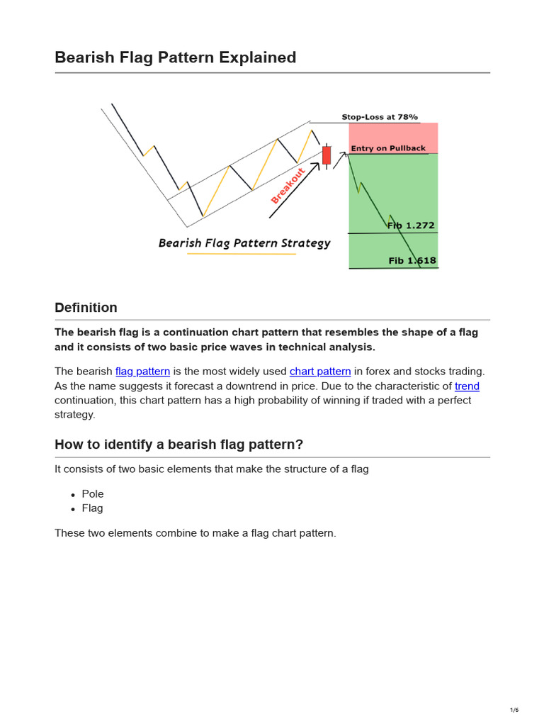 Understanding Bearish Flag Patterns | PDF | Technical Analysis | Market ...