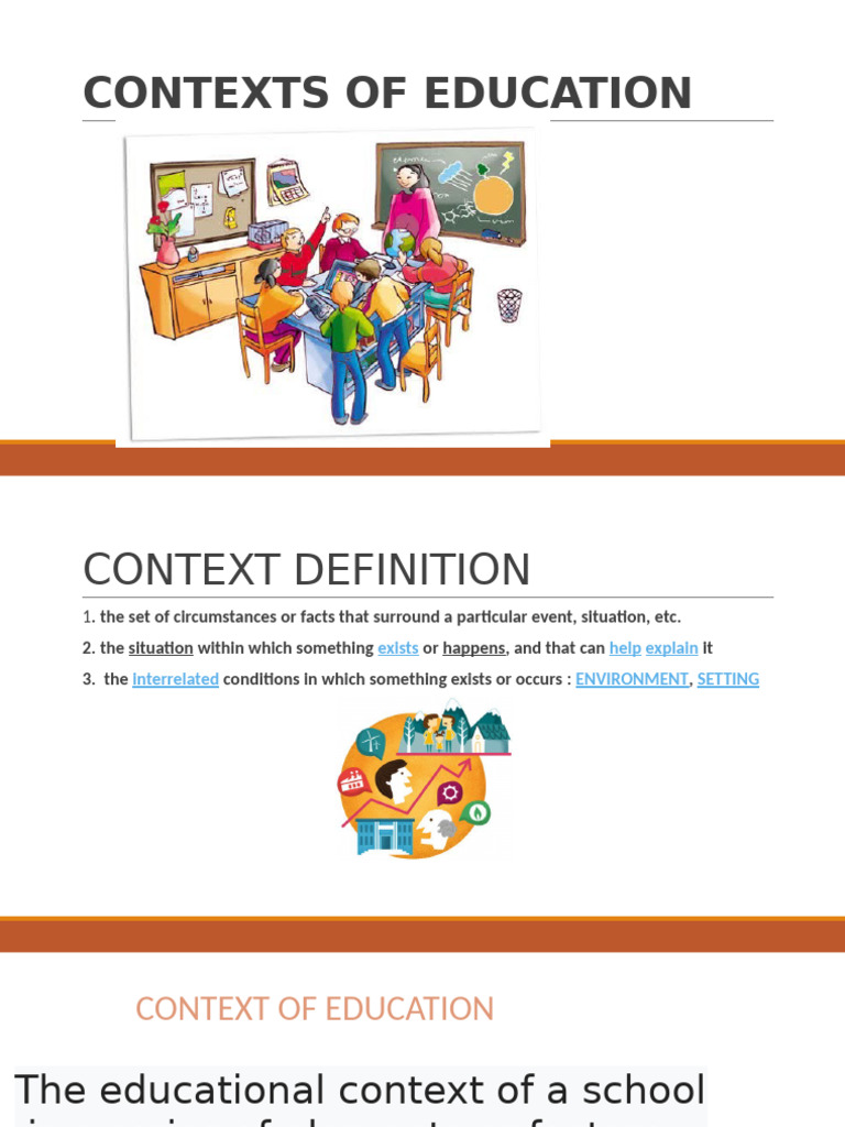 Context of Education | PDF | Intelligence | Liberal Arts Education