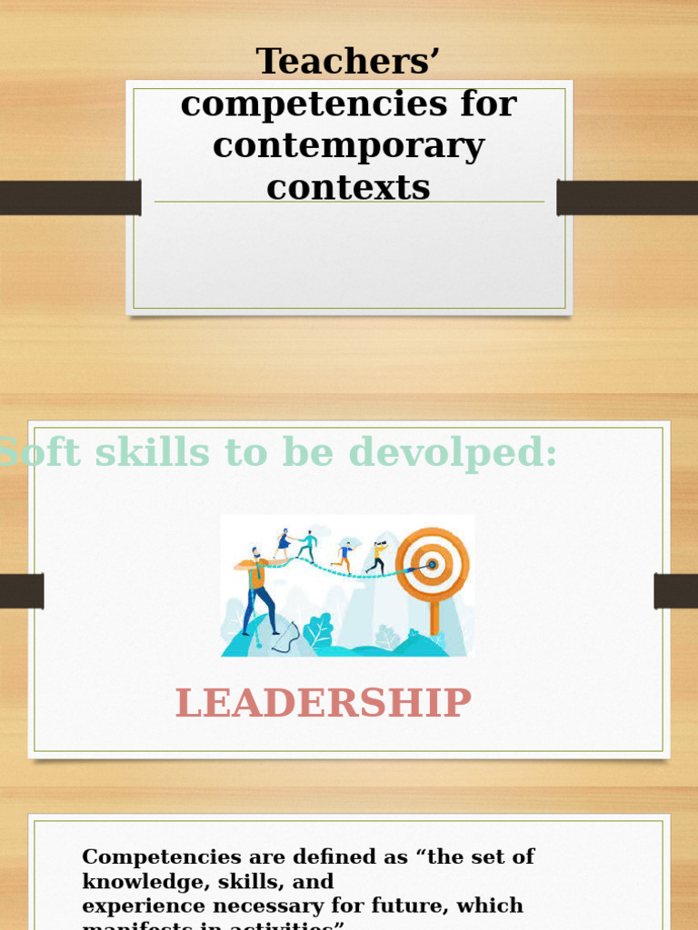 Essential Teacher Competencies Today | PDF | Teachers | Curriculum