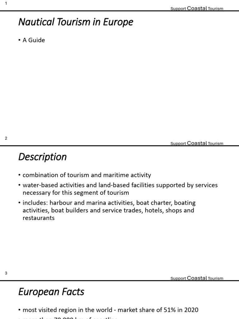 Nautical Tourism in Europe | PDF