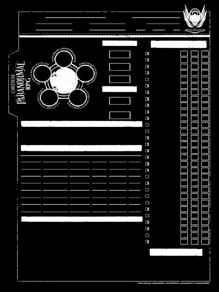 Ficha de Personagem para RPG | PDF