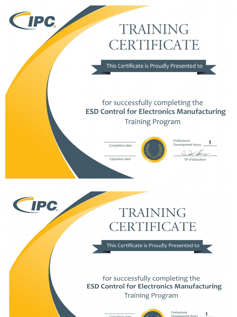 ESD Control For Electronics Manufacturing - Member Benefit ...
