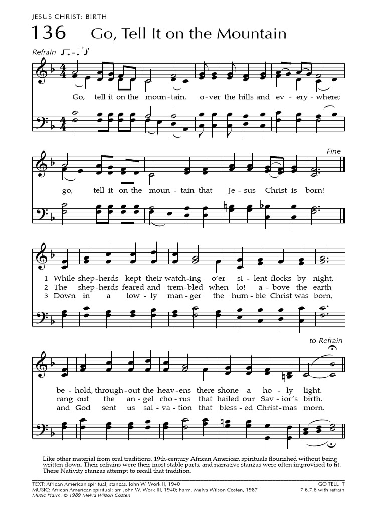 Go Tell It on the Mountain | PDF