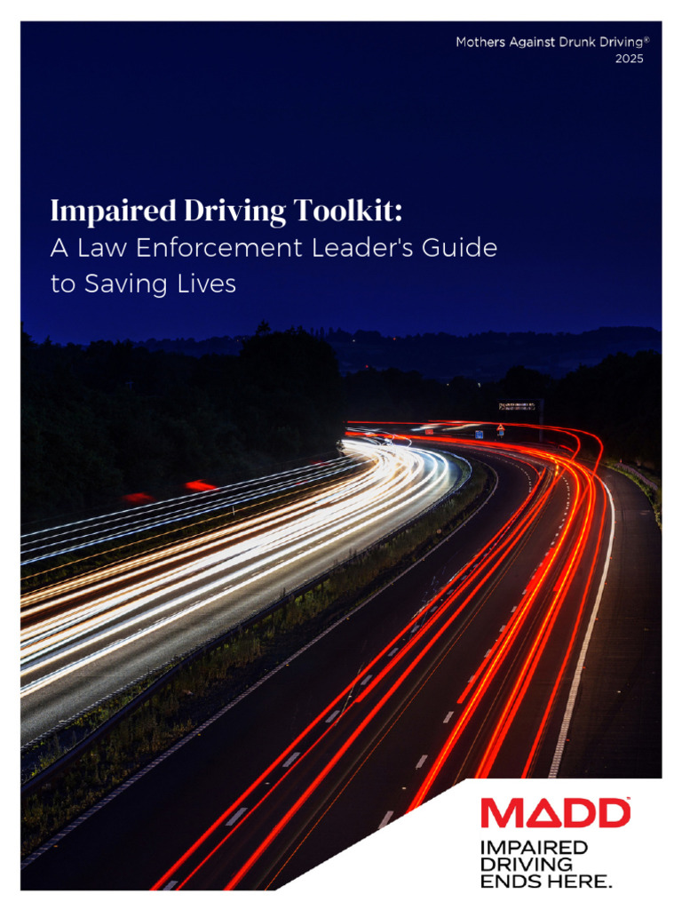 MADD Impaired Driving Toolkit | PDF | Driving Under The Influence ...