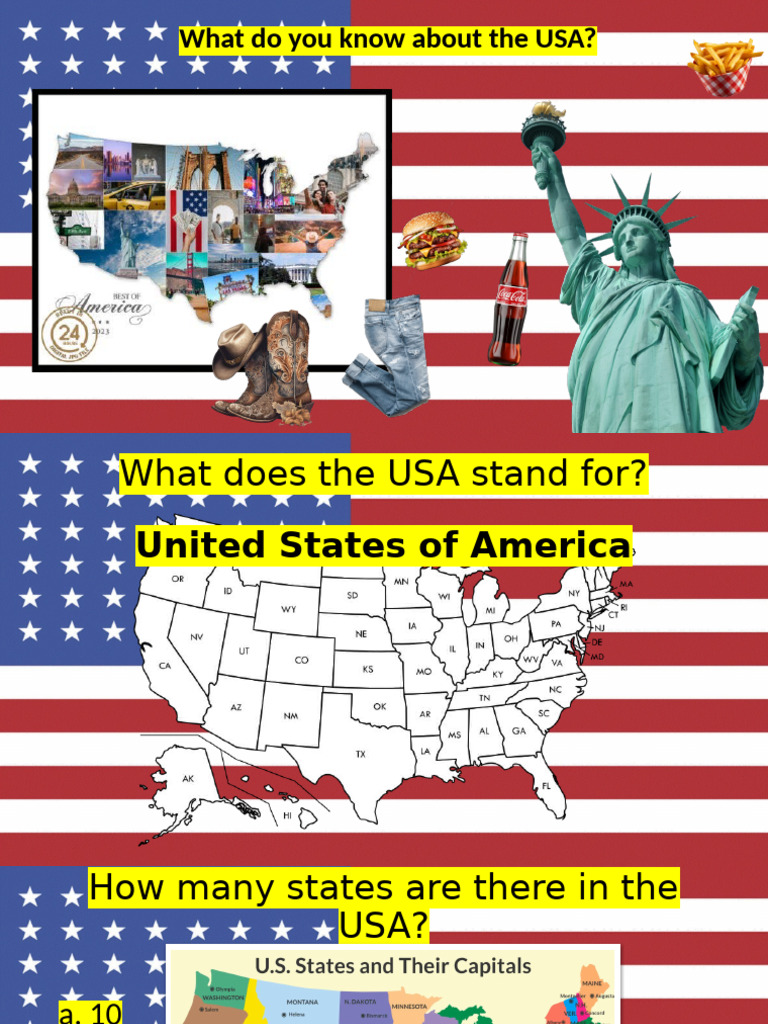 USA Facts and Trivia Quiz | PDF