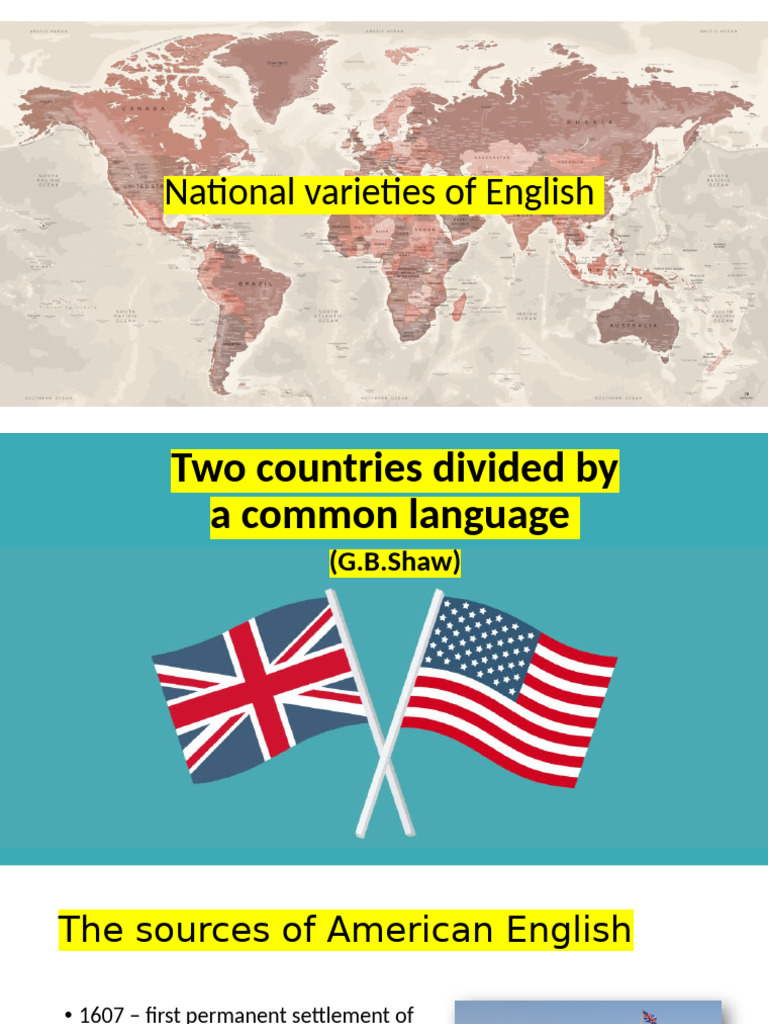 Varieties of English | PDF | Linguistics | Phonetics