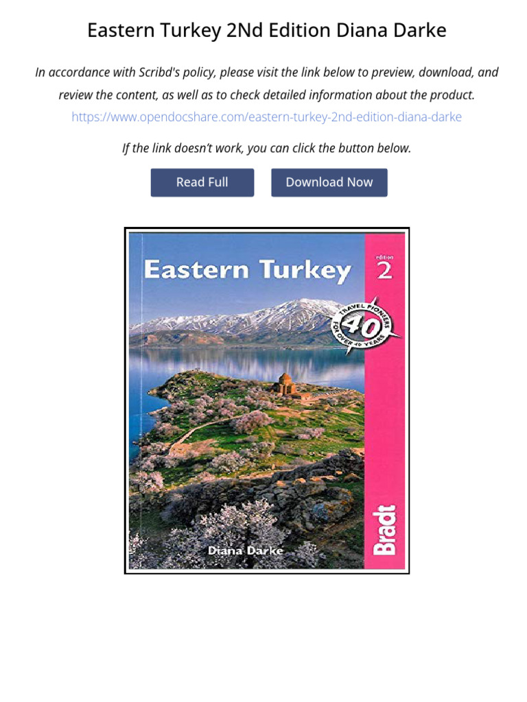 Eastern Turkey 2nd Edition Diana Darke | PDF