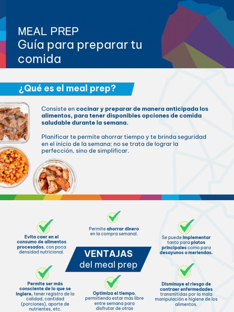 MEAL PREP - Guía para Preparar Tu Comida | PDF | Alimentos | Vegetales
