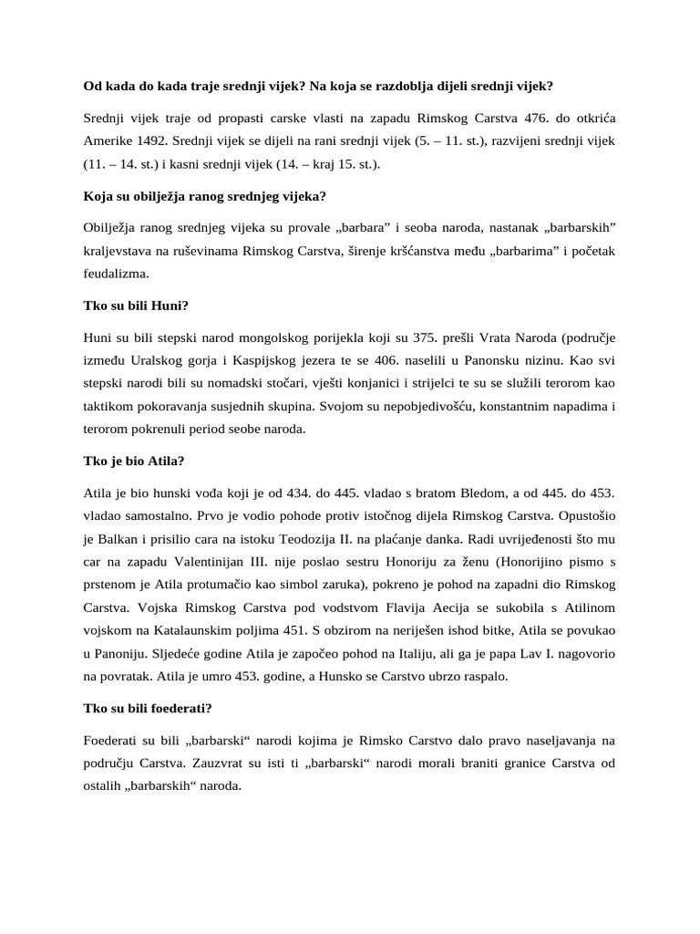 Pitanja Za Drugi Razred | PDF