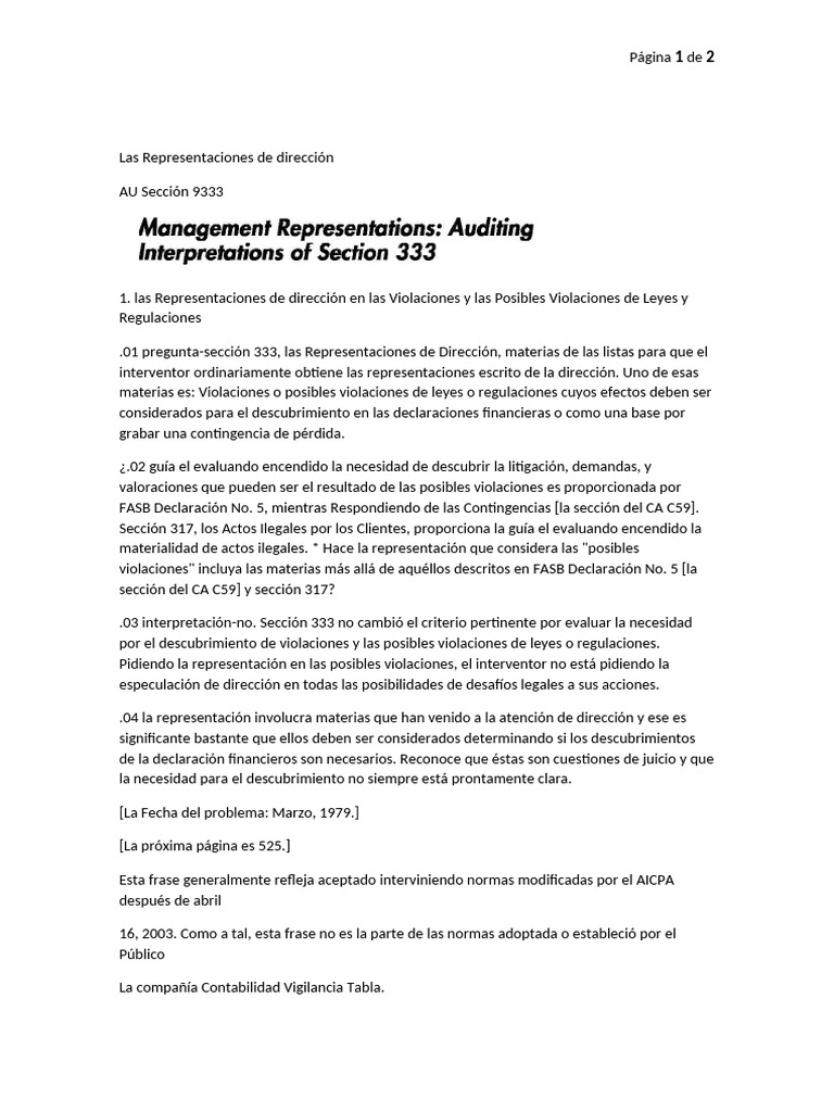 Las Representaciones de Dirección 9-333 SAS 89 | PDF