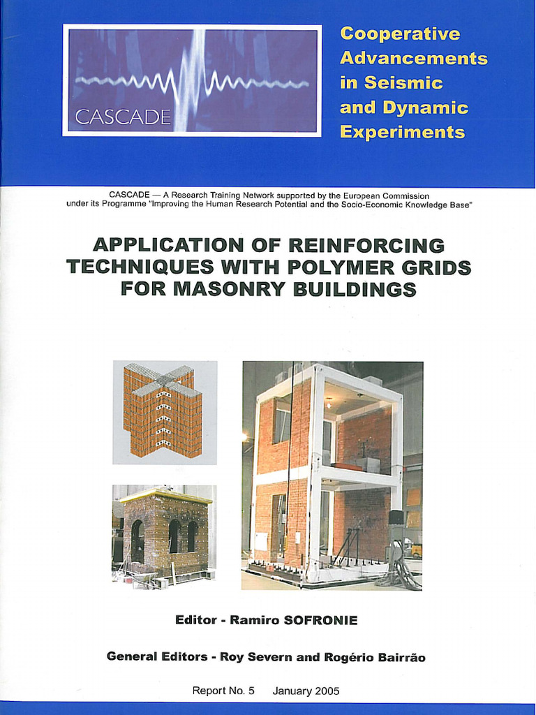 Application of Reinforcing Techniques With Polymer Grids For Masonry ...