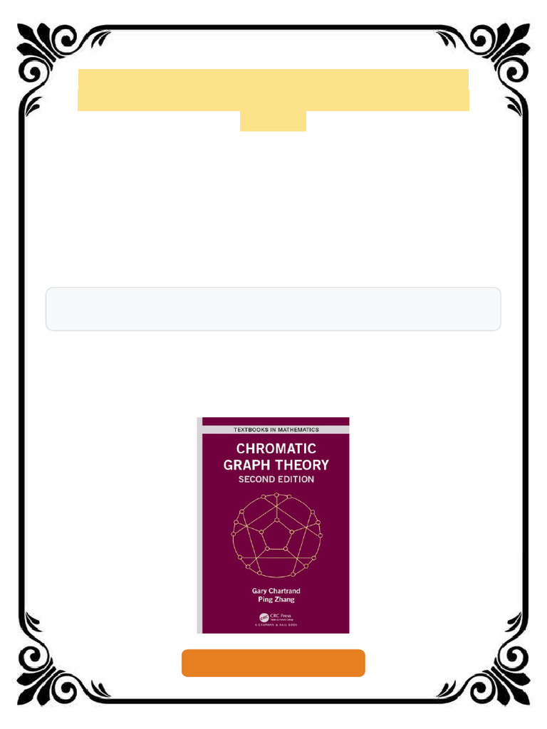 Chromatic graph theory Second Edition Gary Chartrand ebook guaranteed ...