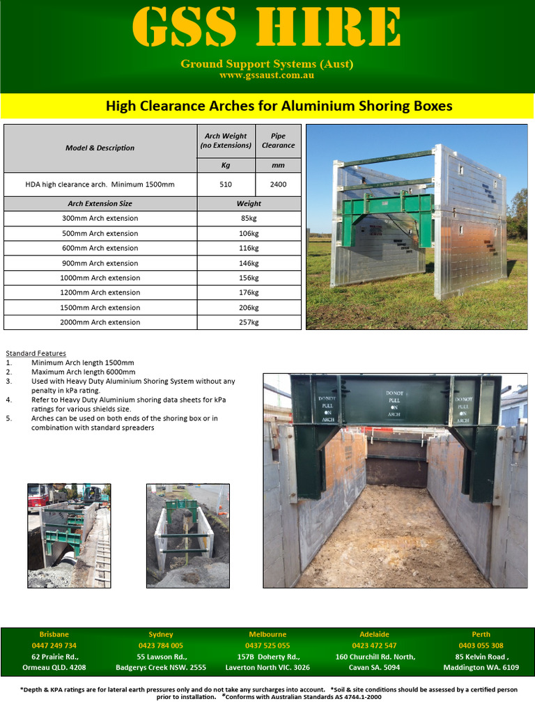 3 HDA High Clearance Arches | PDF | Civil Engineering