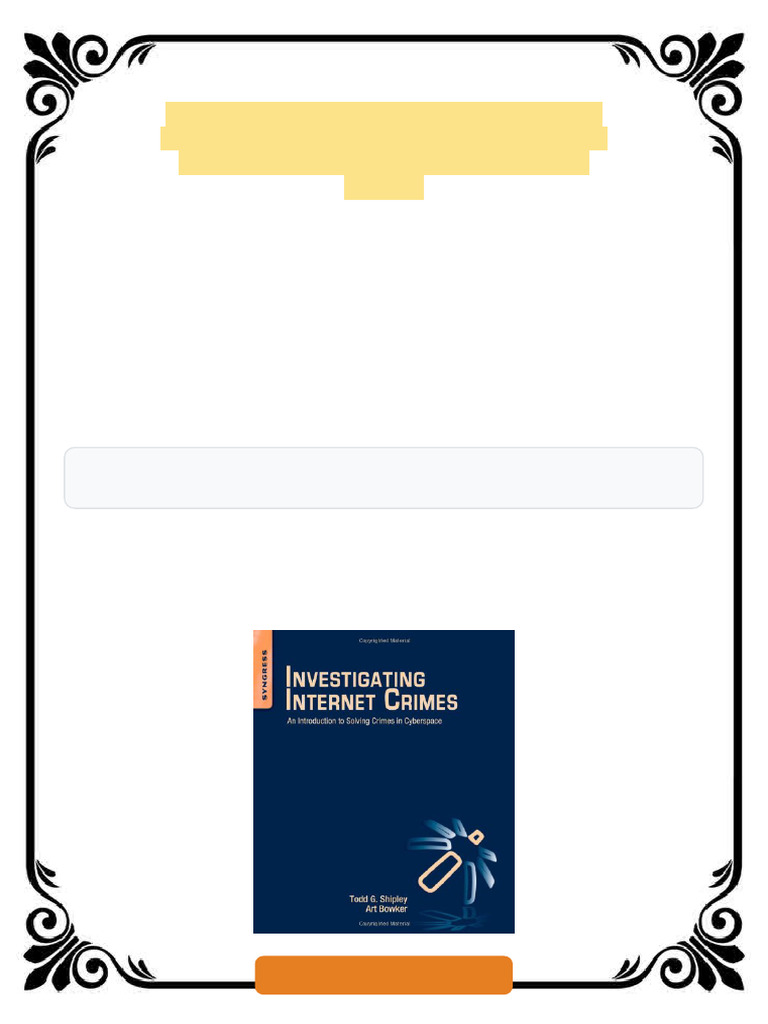 Investigating Internet Crimes An Introduction to Solving Crimes in ...