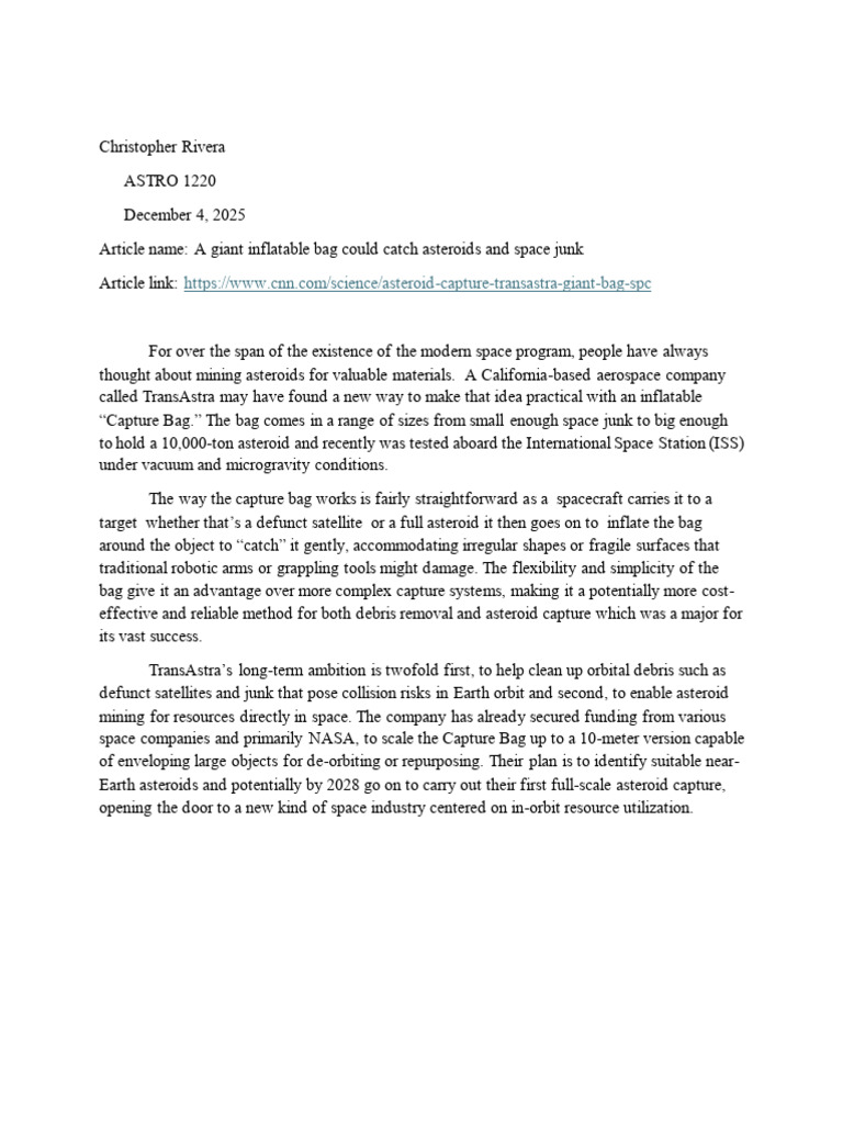 Astro Summary | PDF
