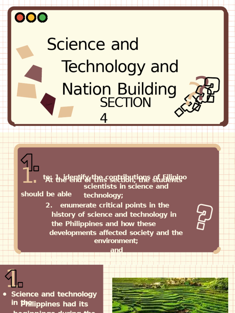 Filipino Science and Technology History | PDF | Science | Agriculture