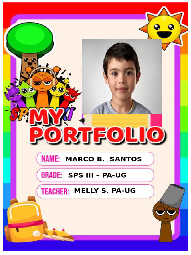 Portfolio Cover Page | PDF