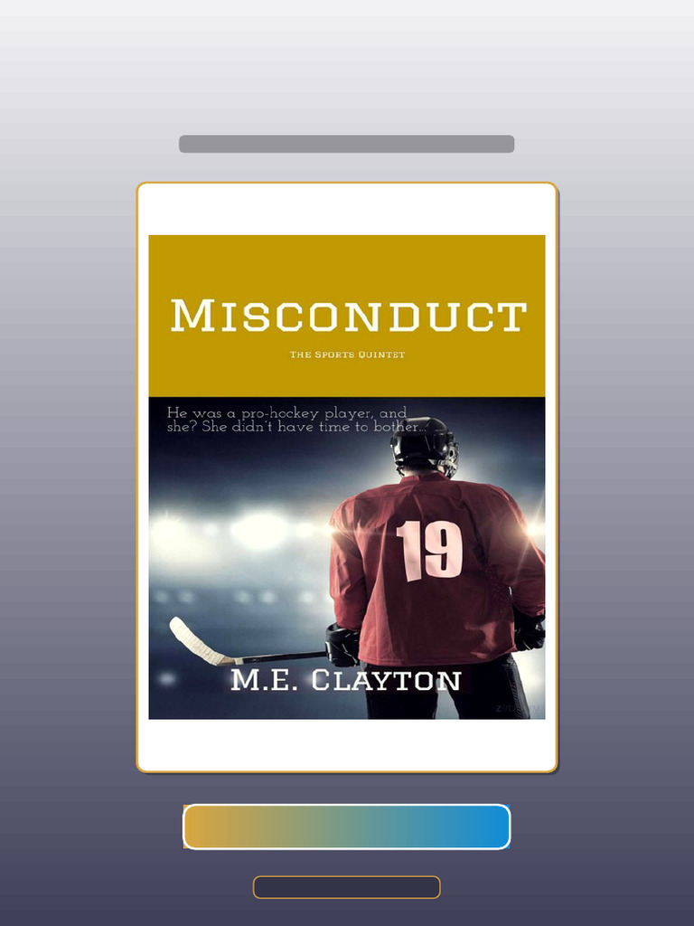 Misconduct the Sports Quintet Series Book 5 ME Clayton HQ File Exam ...