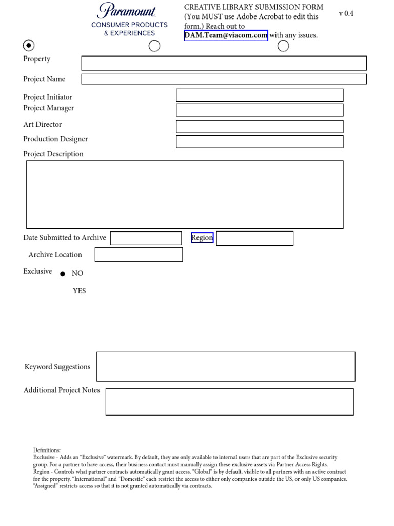 TTH UC DTO Submission Form | PDF