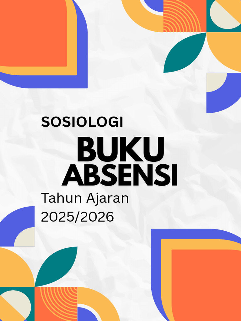 Oranye Biru Dan Hijau Modern Laporan Mingguan Cover | PDF