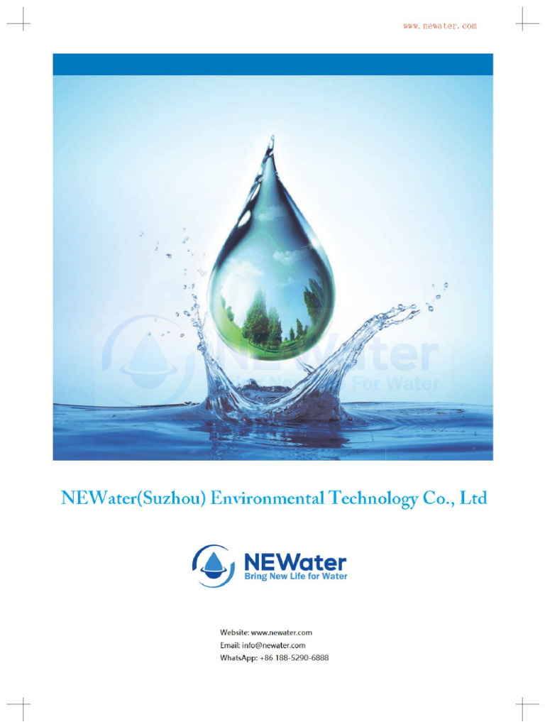 1 NEWater Products Catalog | PDF