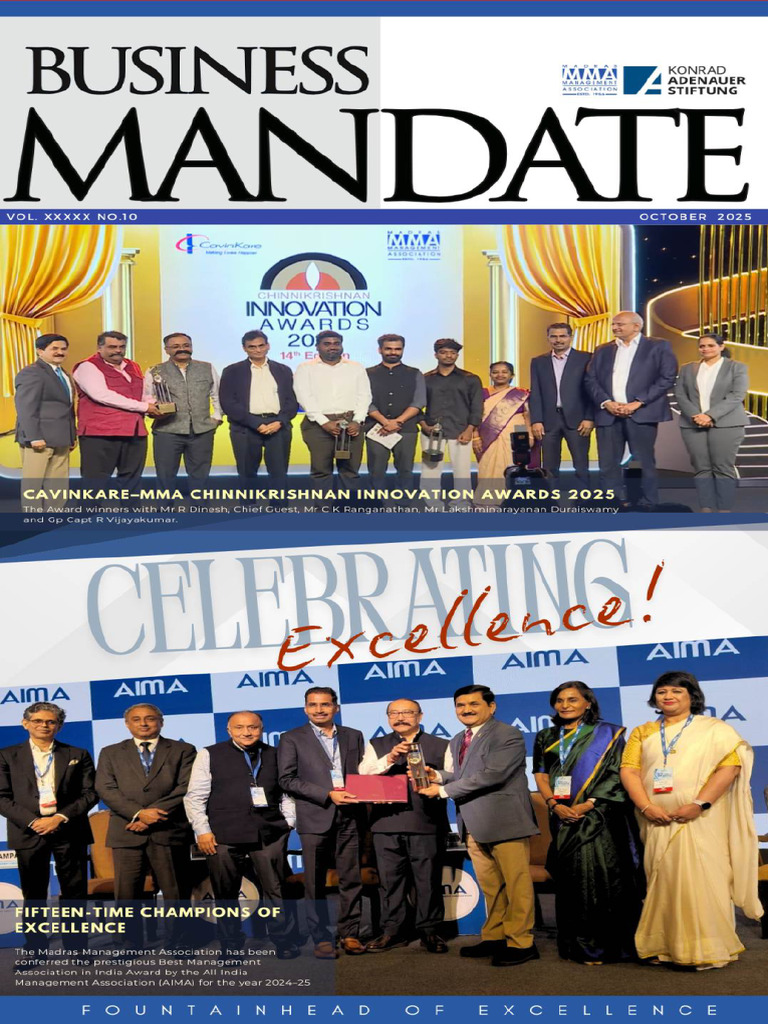 MMA Business Mandate - Oct 2025 | PDF | China | World Politics
