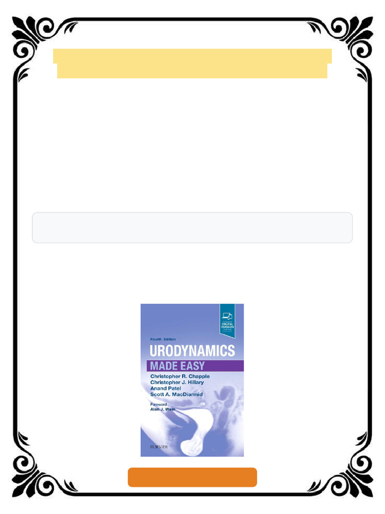 Urodynamics Made Easy Christopher Chapple Ebook Easy-Access Version ...