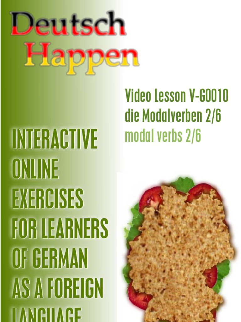 Transcript Deutsch Happen Video Lesson V-G0010 Modal Verbs 2/6 | PDF ...