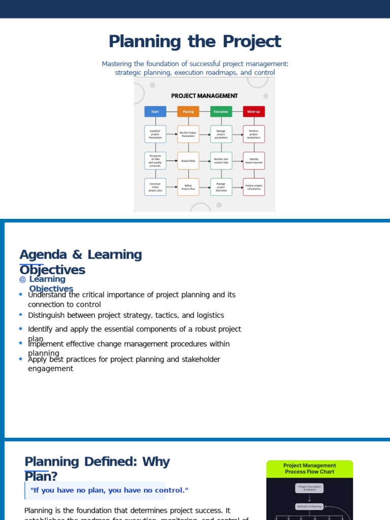Project Planning Essentials for Success | PDF | Project Management ...