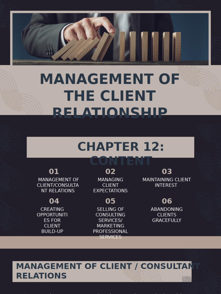 Client Relationship Management Strategies | PDF | Consultant | Marketing