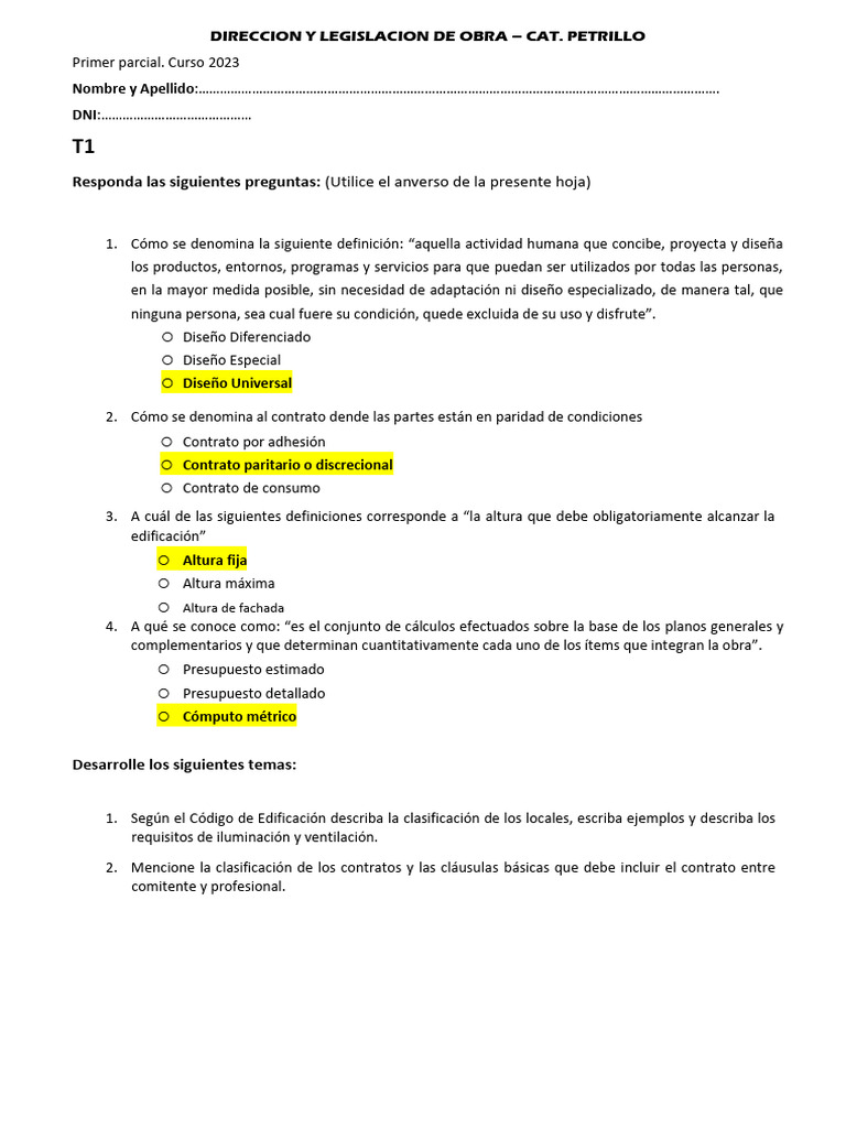Legislación y Dirección de Obra 2023 | PDF | edificio | Buenos Aires