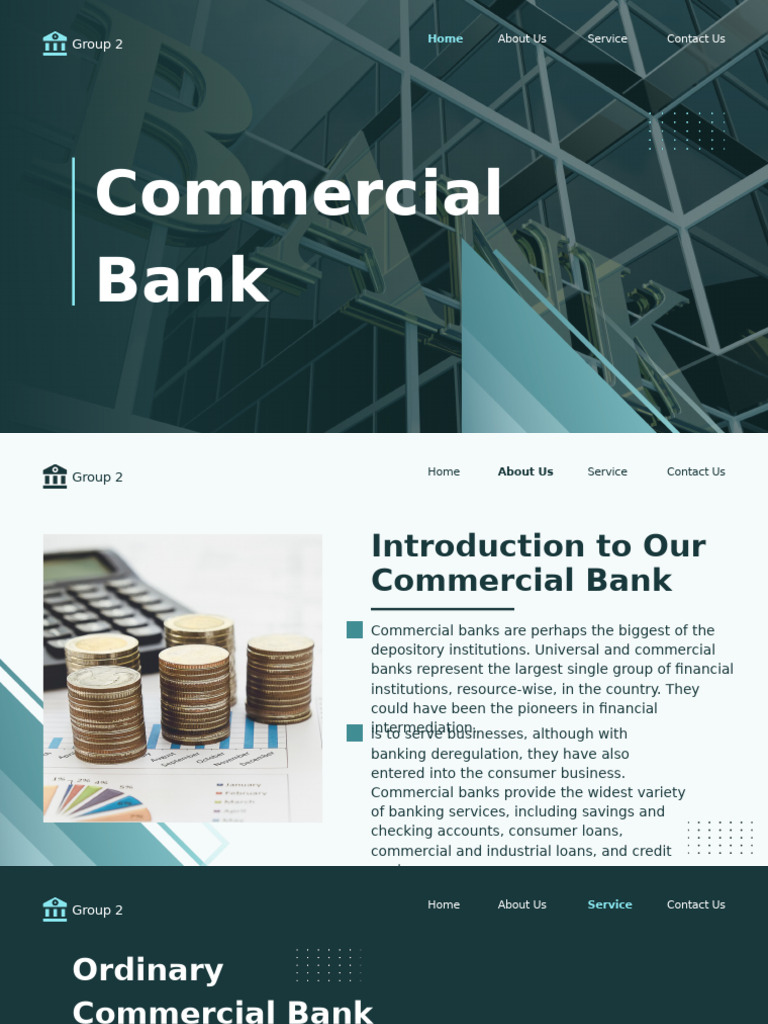 Group 2 Commercial Bank | PDF | Banks | Money