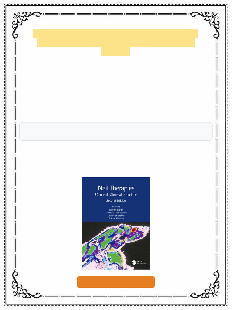 Nail Therapies: Current Clinical Practice Robert Baran Ebook HD Text ...