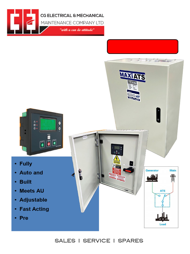 MAXi ATS Data Sheet 3phase | PDF