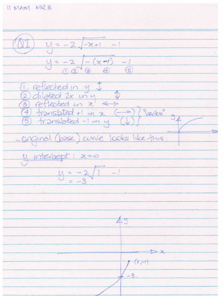 10 AMM Mixed Review 3 Worked Solutions 2025 | PDF